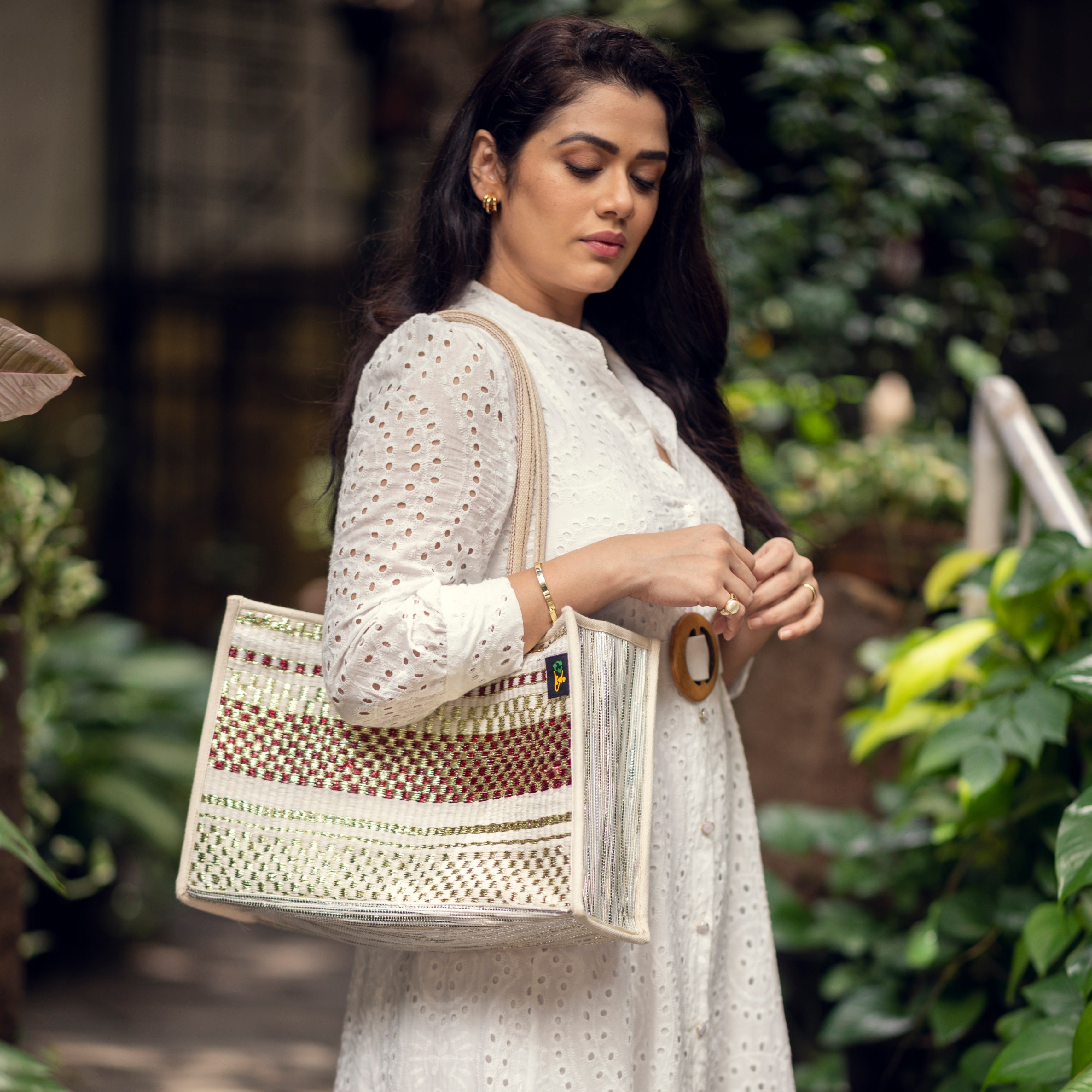 reCharkha x Girija Checks Bag – reCharkha - The EcoSocial Tribe