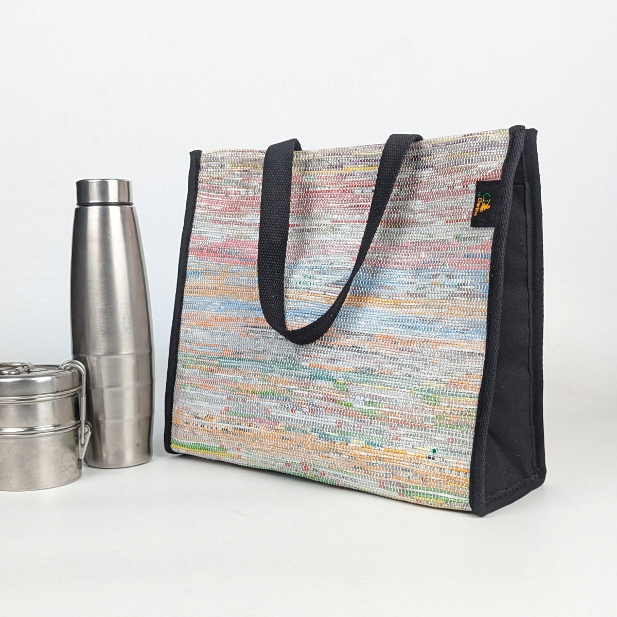 Upcycled Handcrafted Lunch Bag (LB1225-003) PS_W – reCharkha - The ...