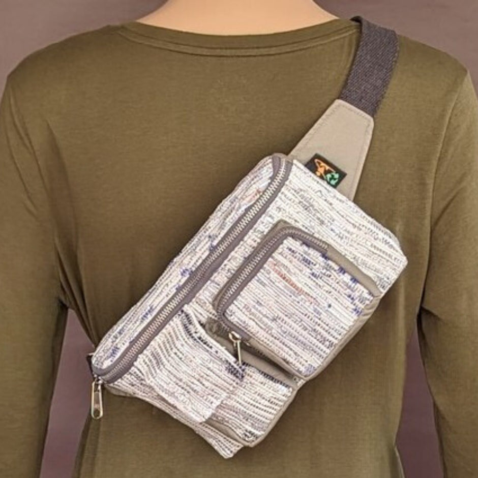 reCharkha Upcycled Handwoven products made from Waste Plastic bags and ...