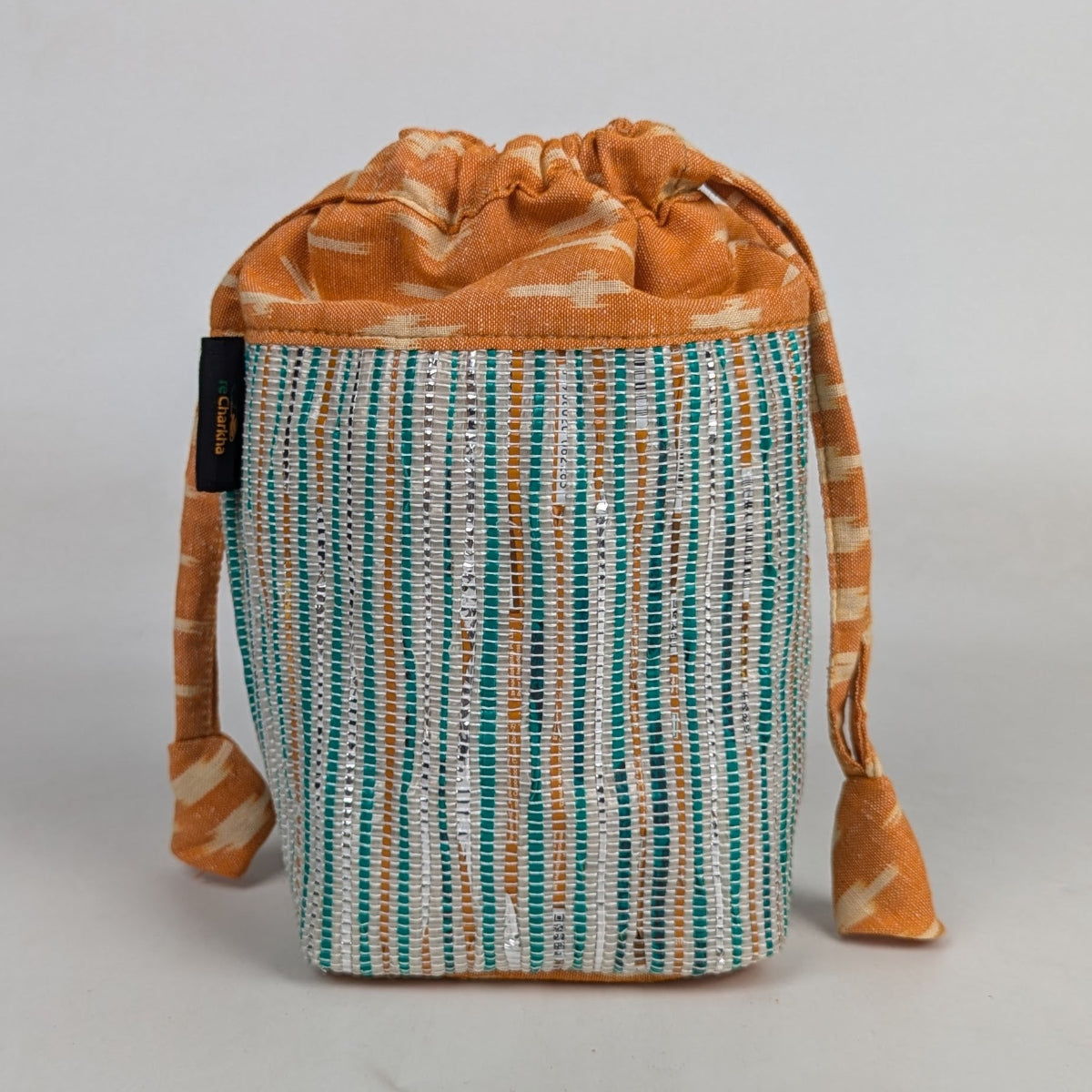 Upcycled Handwoven Potli Bag (P0226-009) PS_W – reCharkha - The ...