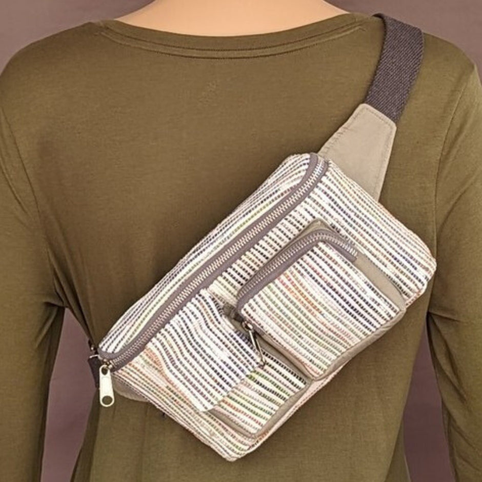 reCharkha Upcycled Handwoven products made from Waste Plastic bags and ...