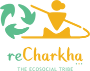 reCharkha Upcycled Handwoven products made from Waste Plastic bags and ...